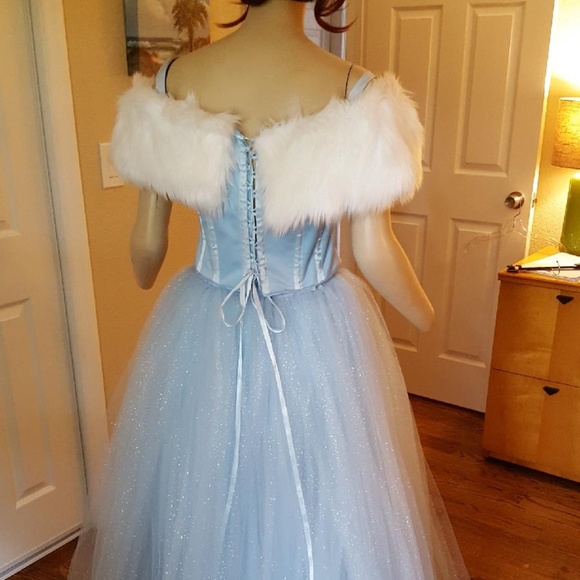 Handmade | Dresses | Handmade Adult Cinderella Gown Costume Size 8 ...